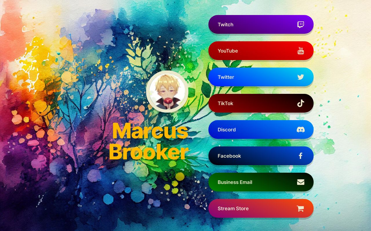 Marcus Brooker's Socials